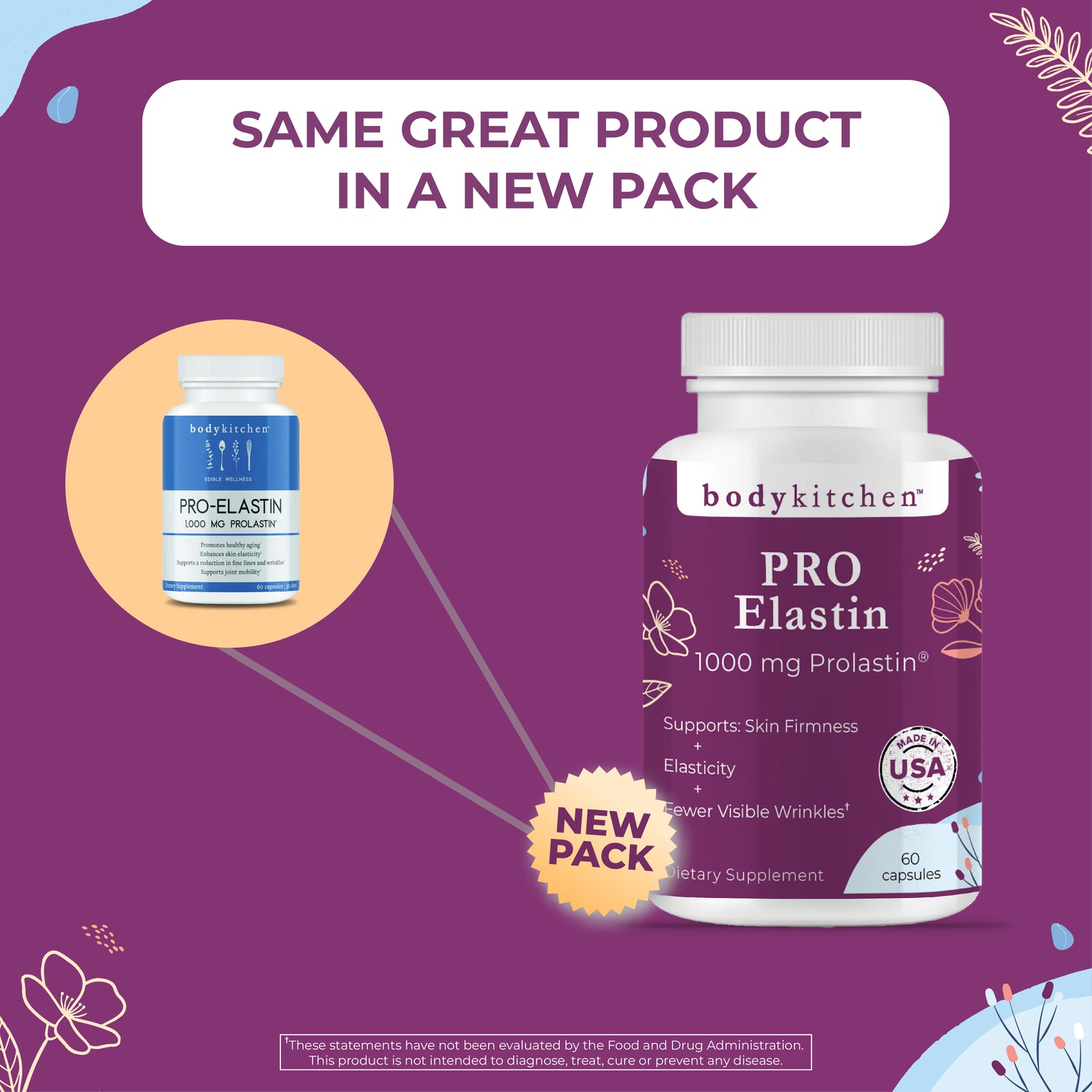 Pro-Elastin Supplement | Boosts Collagen and Elastin | Body Kitchen